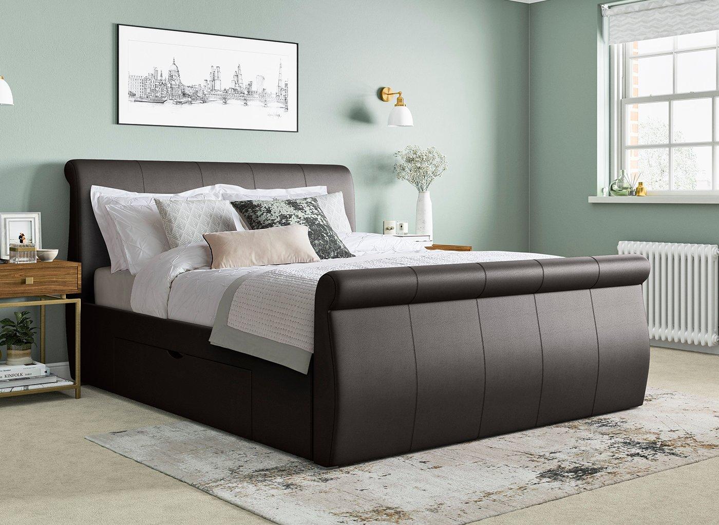 Lucia Upholstered Bed Frame | Dreams