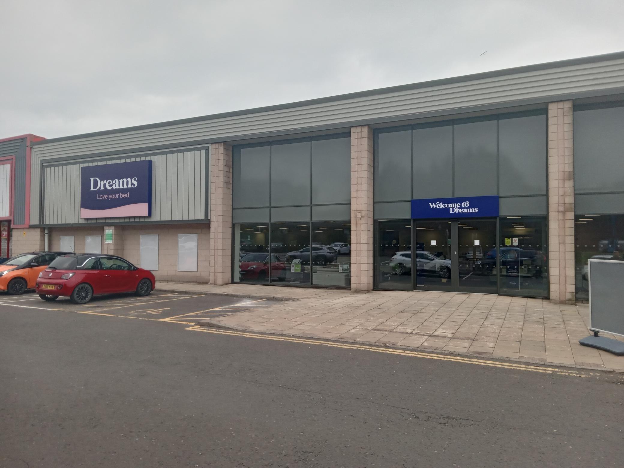 Dreams Store in Dunfermline - Beds, Mattresses & Furniture | Dreams